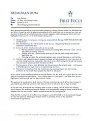 ACA Messaging Recommendations - Memo to State Partners | First Focus on ...